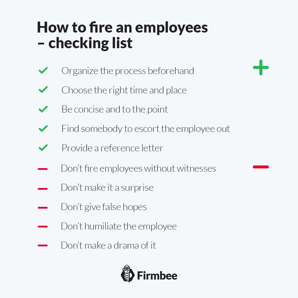 Employee Termination Process 16 Important Steps Of The Procedure 