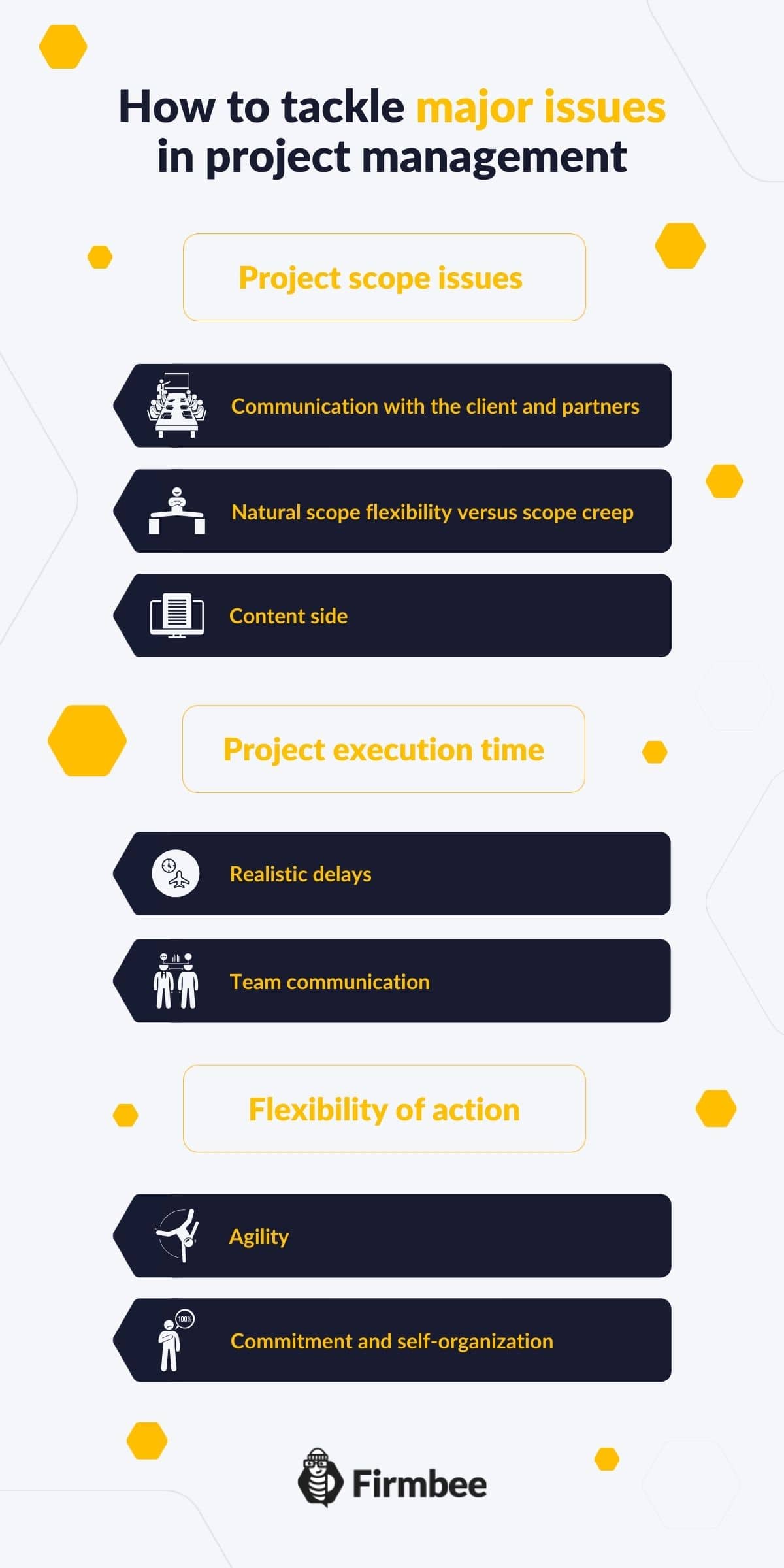 Issues In Project Management How Tackle With Them Firmbee